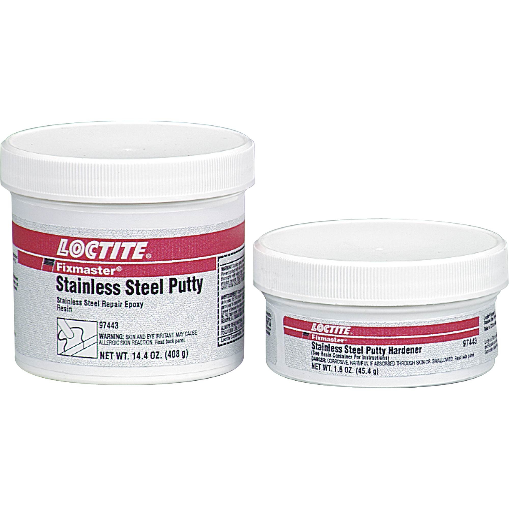 Loctite Mastic pour acier inoxydable Fixmaster, 680 g, Trousse, Gris ...